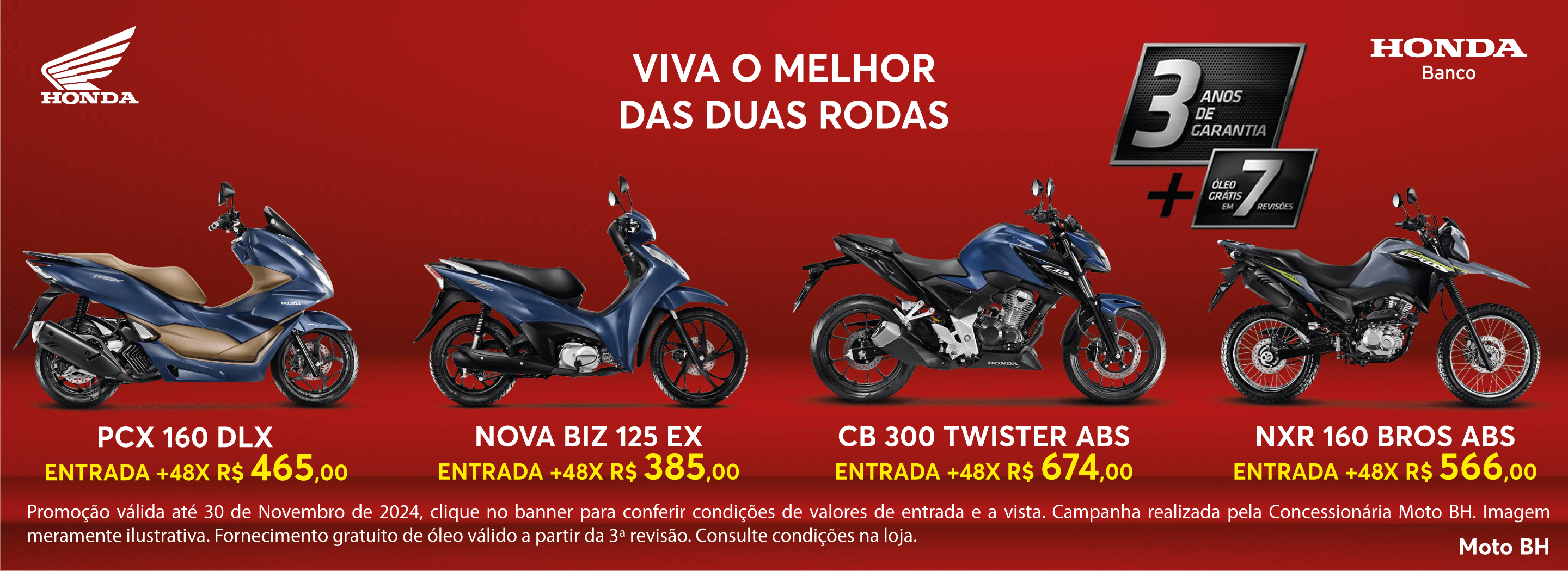 Moto Honda 0 Km Preço - Moto BH